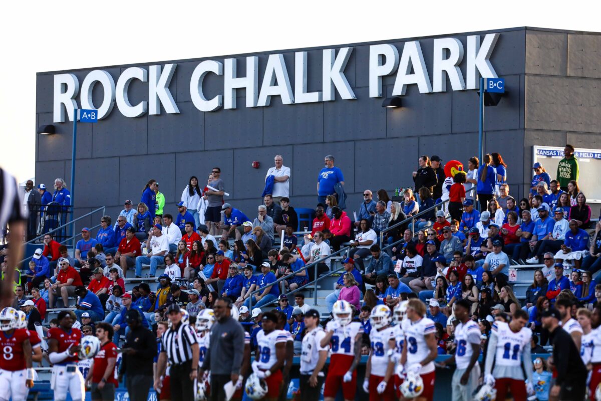 Photo Gallery: KU football hosts Spring Showcase at Rock Chalk Park ...